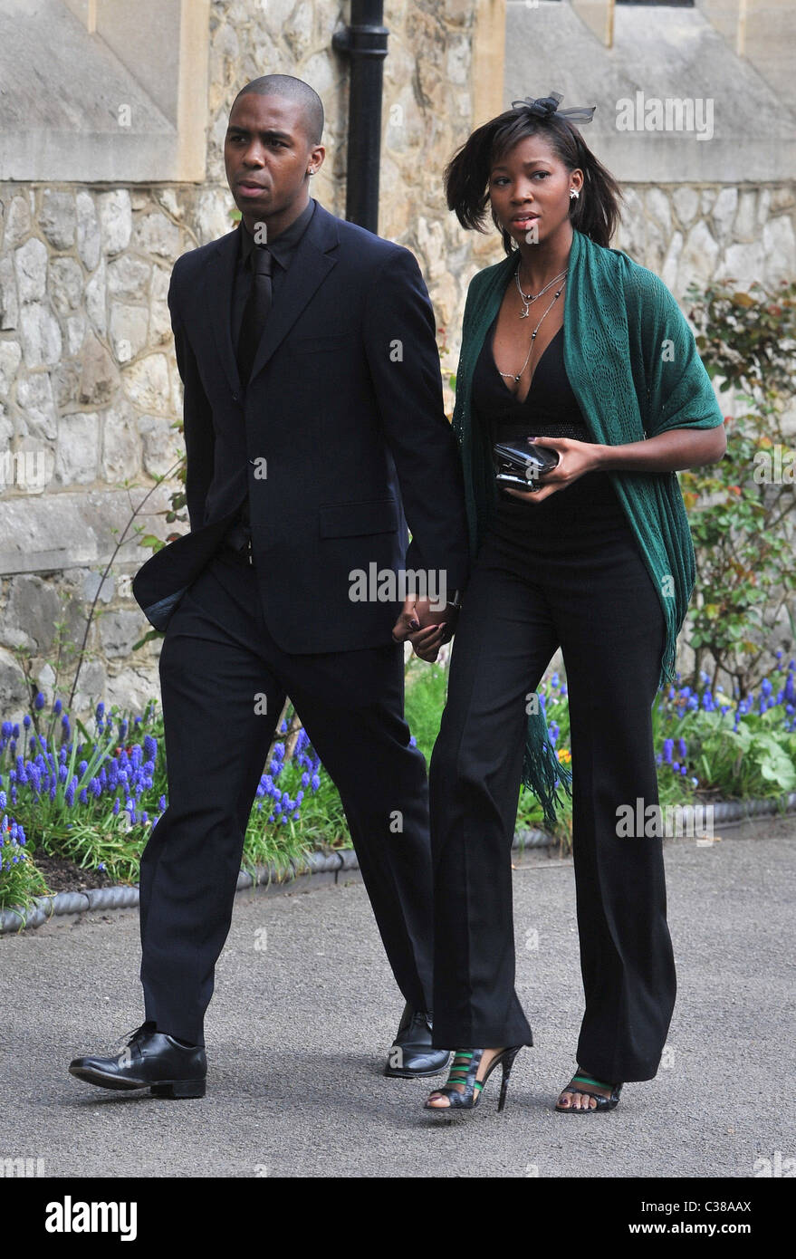 Darren Byfield and Jamelia Byfield Funeral ceremony for Jade Goody held ...