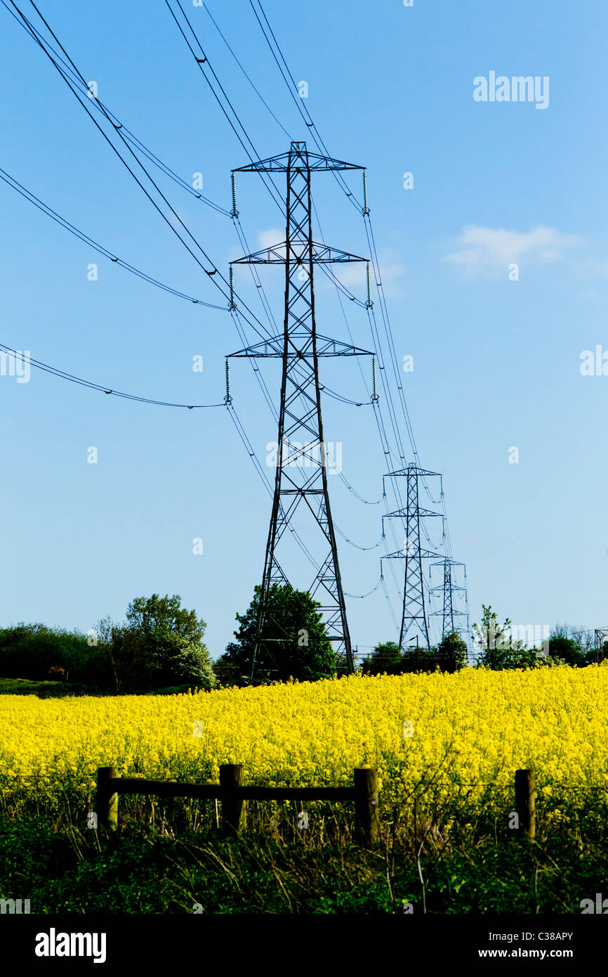 Electric Power Pylon Stock Photo - Alamy