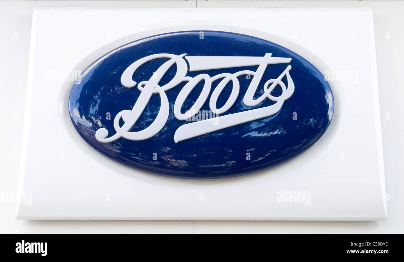 A Boots store sign Stock Photo - Alamy