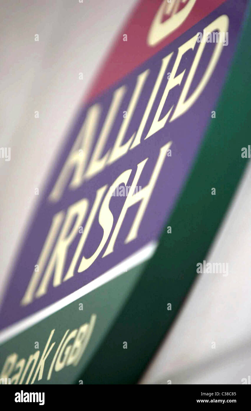 Allied Irish Banks logo and branch sign Stock Photo - Alamy