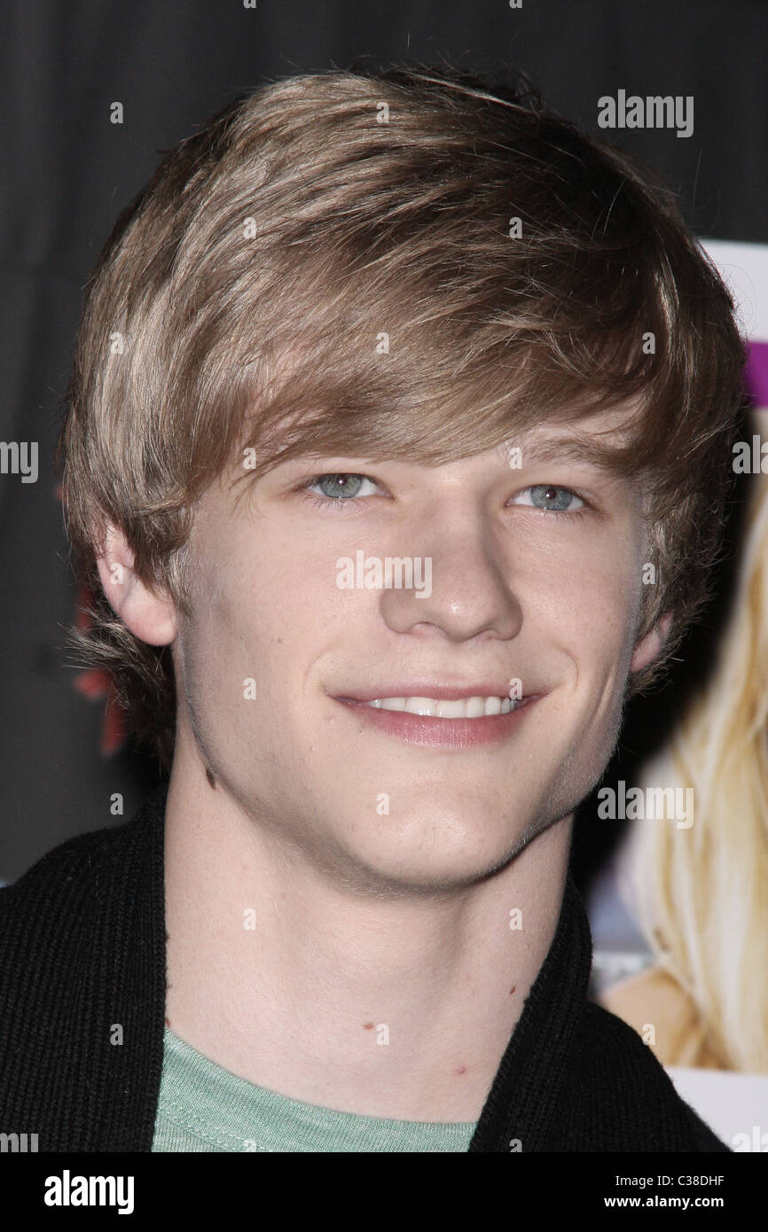 Lucas Till promotes the new film 'Hannah Montana: The Movie' with a ...