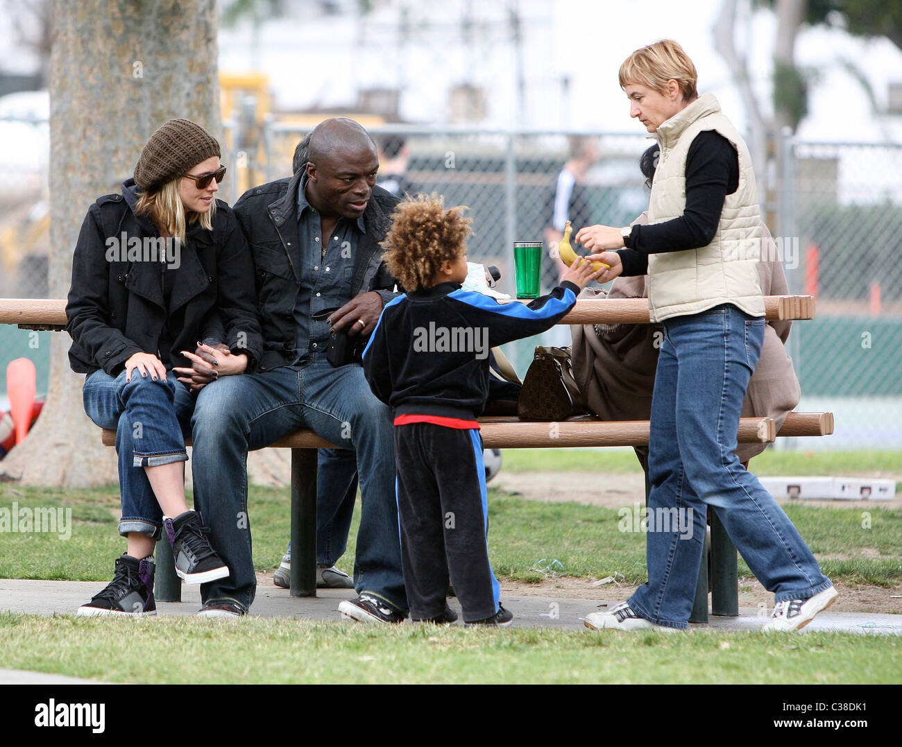 Heidi Klum, Seal and Henry Samuel Seal and Heidi Klum enjoy a day in ...