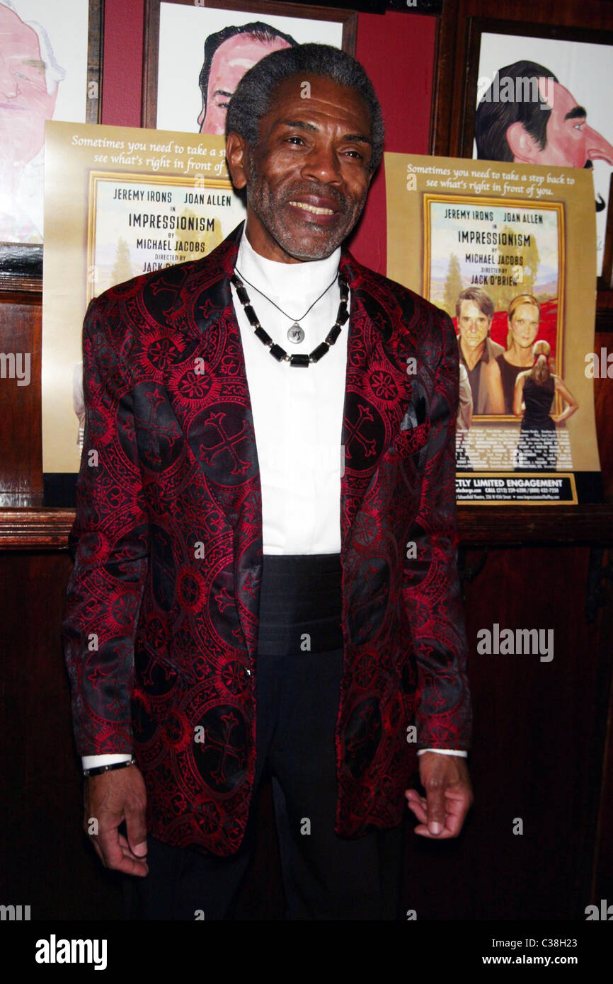 Andre De Shields Opening night after party for the Broadway play ...