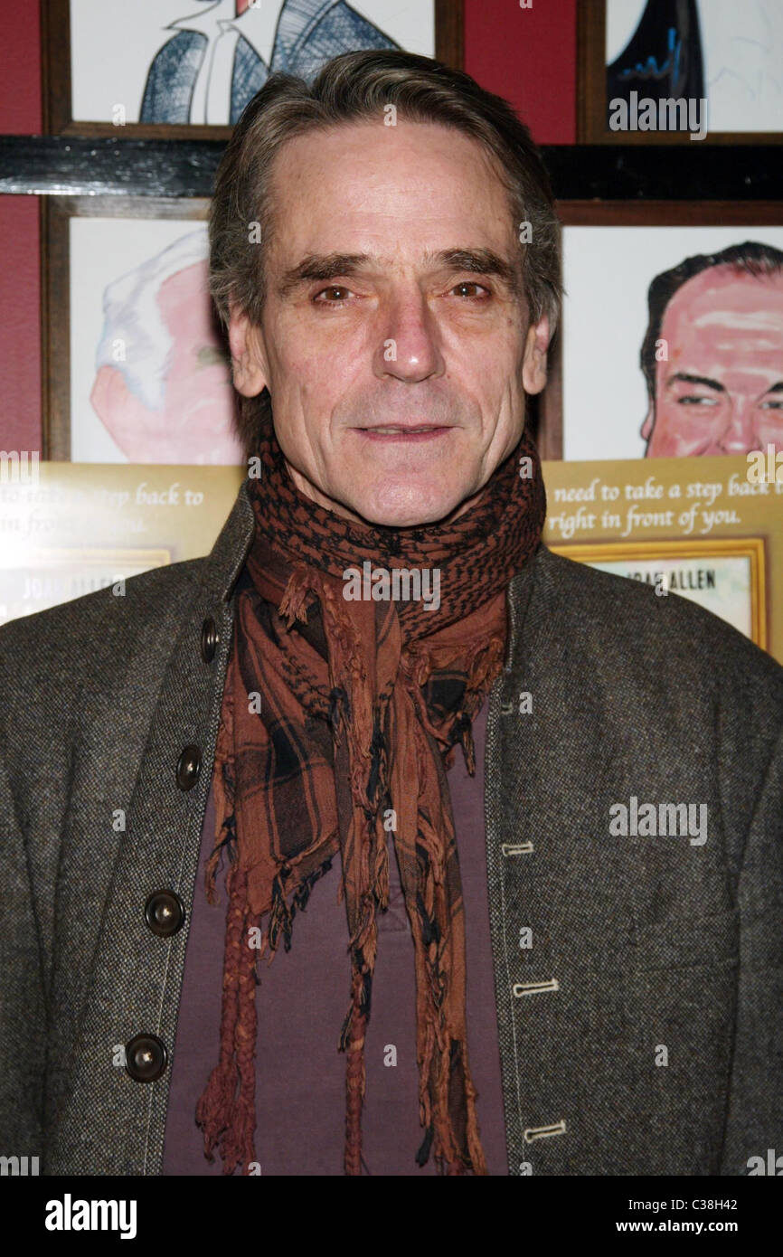 Jeremy Irons Opening night after party for the Broadway play ...