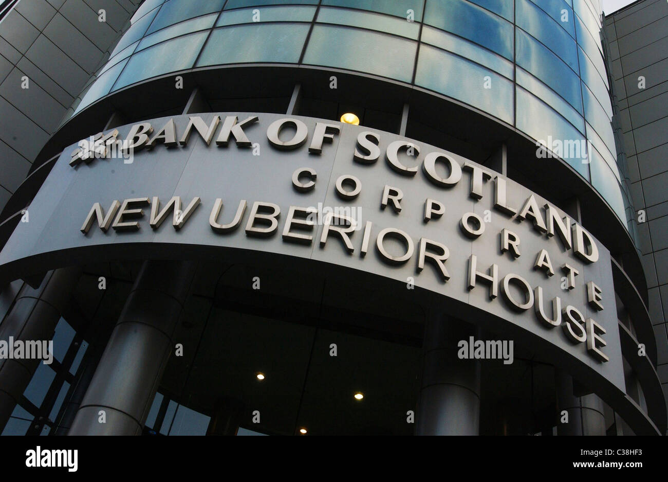 Bank of Scotland office Stock Photo - Alamy