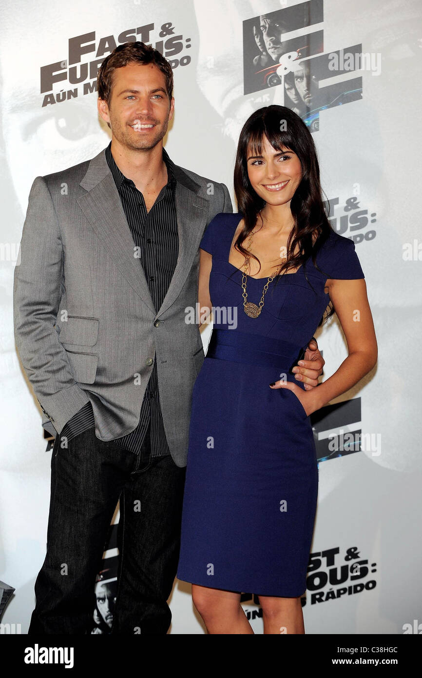 Paul Walker and Jordana Brewster 'Fast & Furious' photocall held at the ...