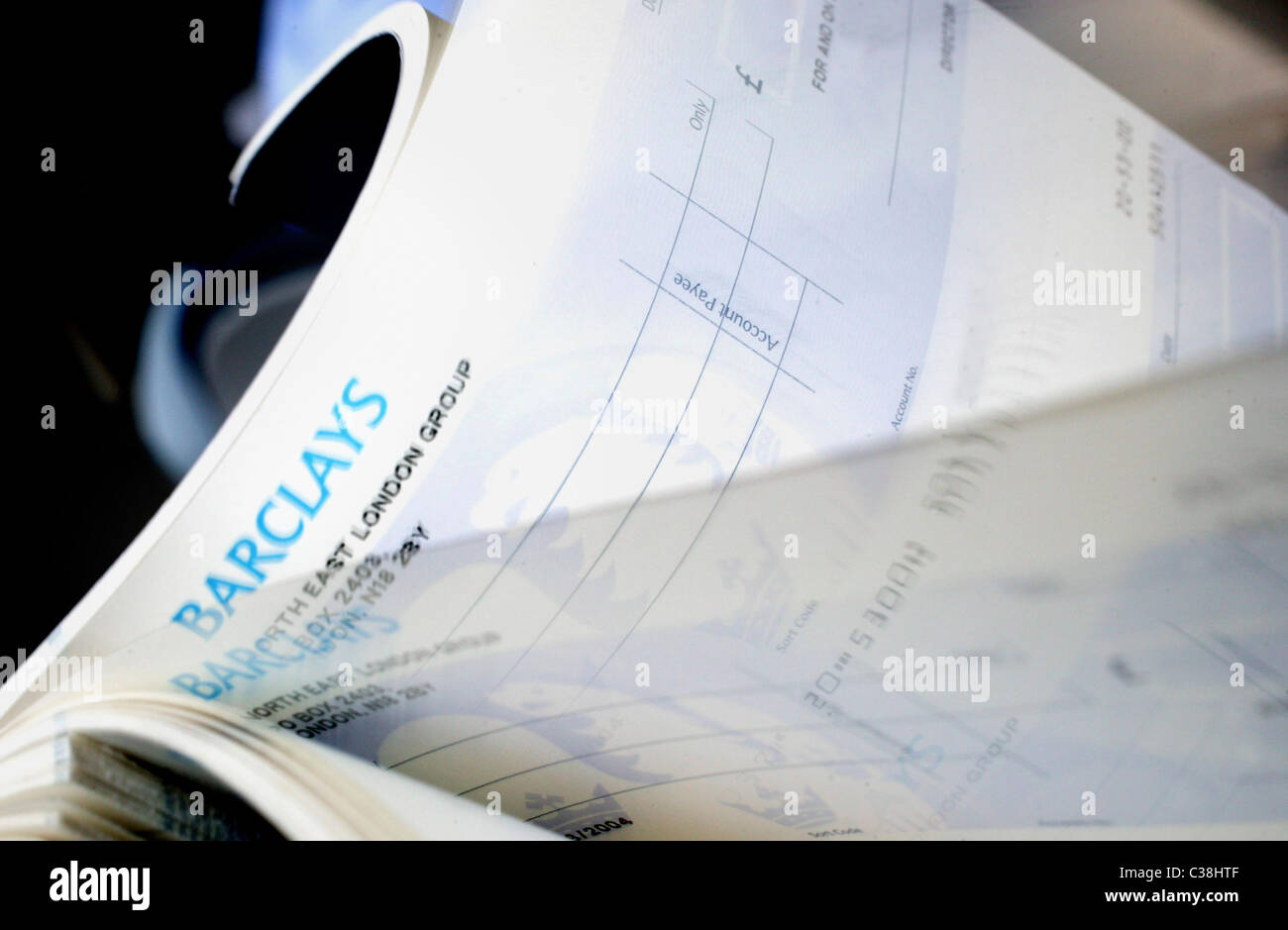 Cheque chequebook hi-res stock photography and images - Alamy