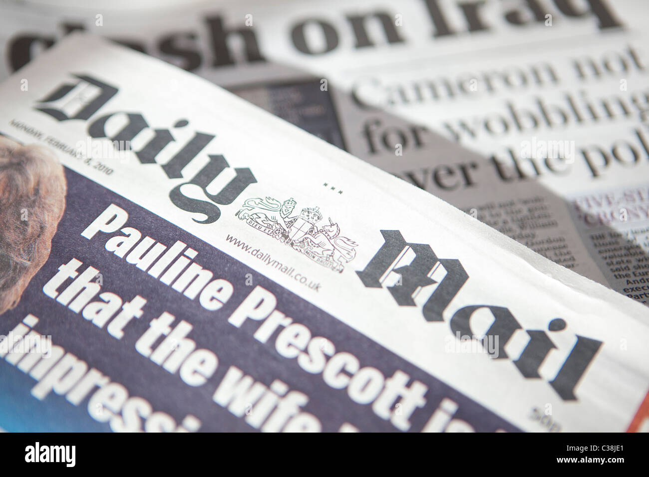 Illustrative image of the Daily Mail Newspaper Stock Photo - Alamy