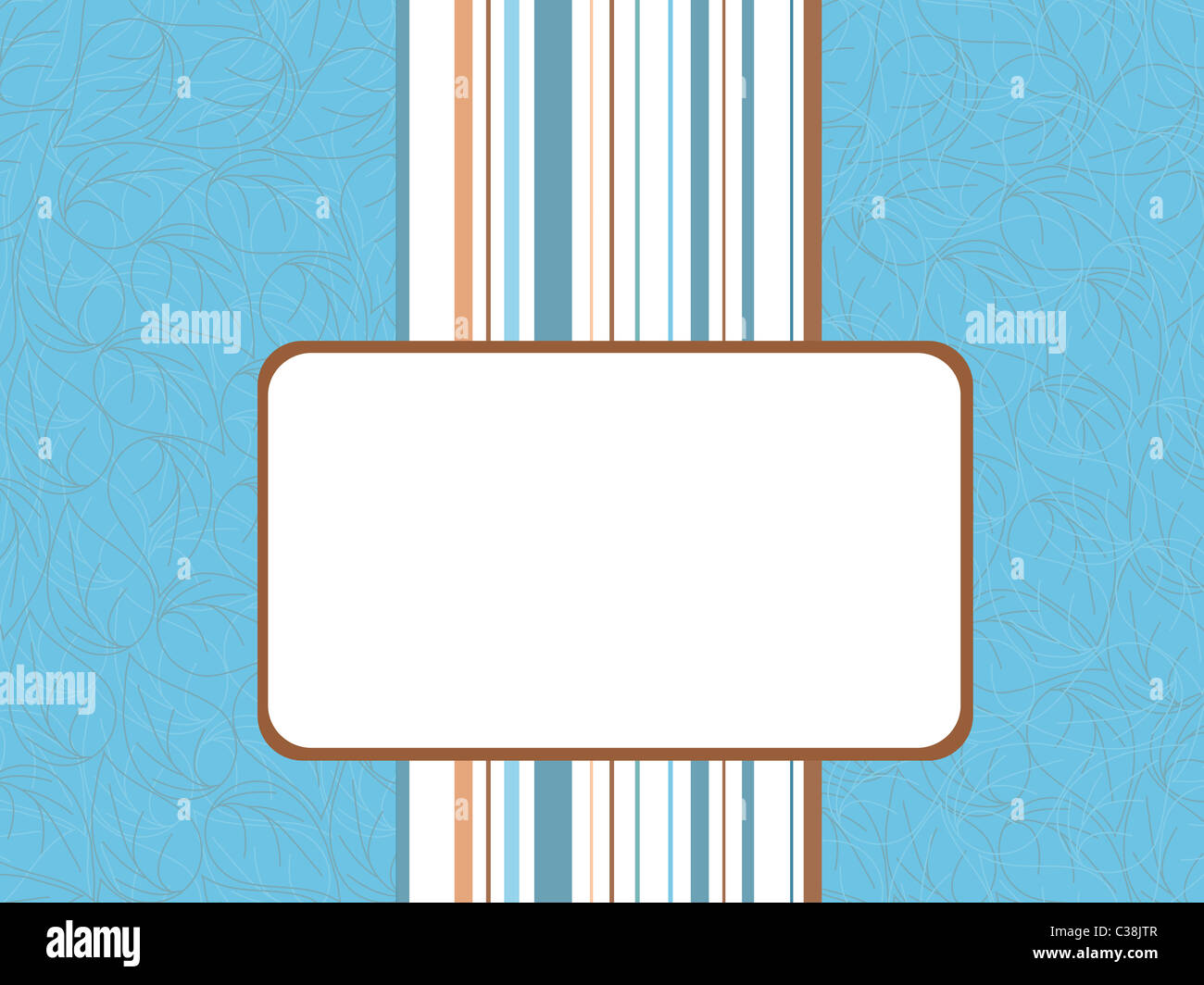 Vector frame with white space for writing and ornamented background ...