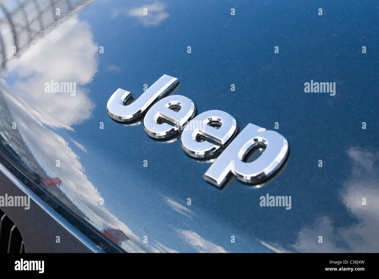 The Jeep emblem Stock Photo - Alamy