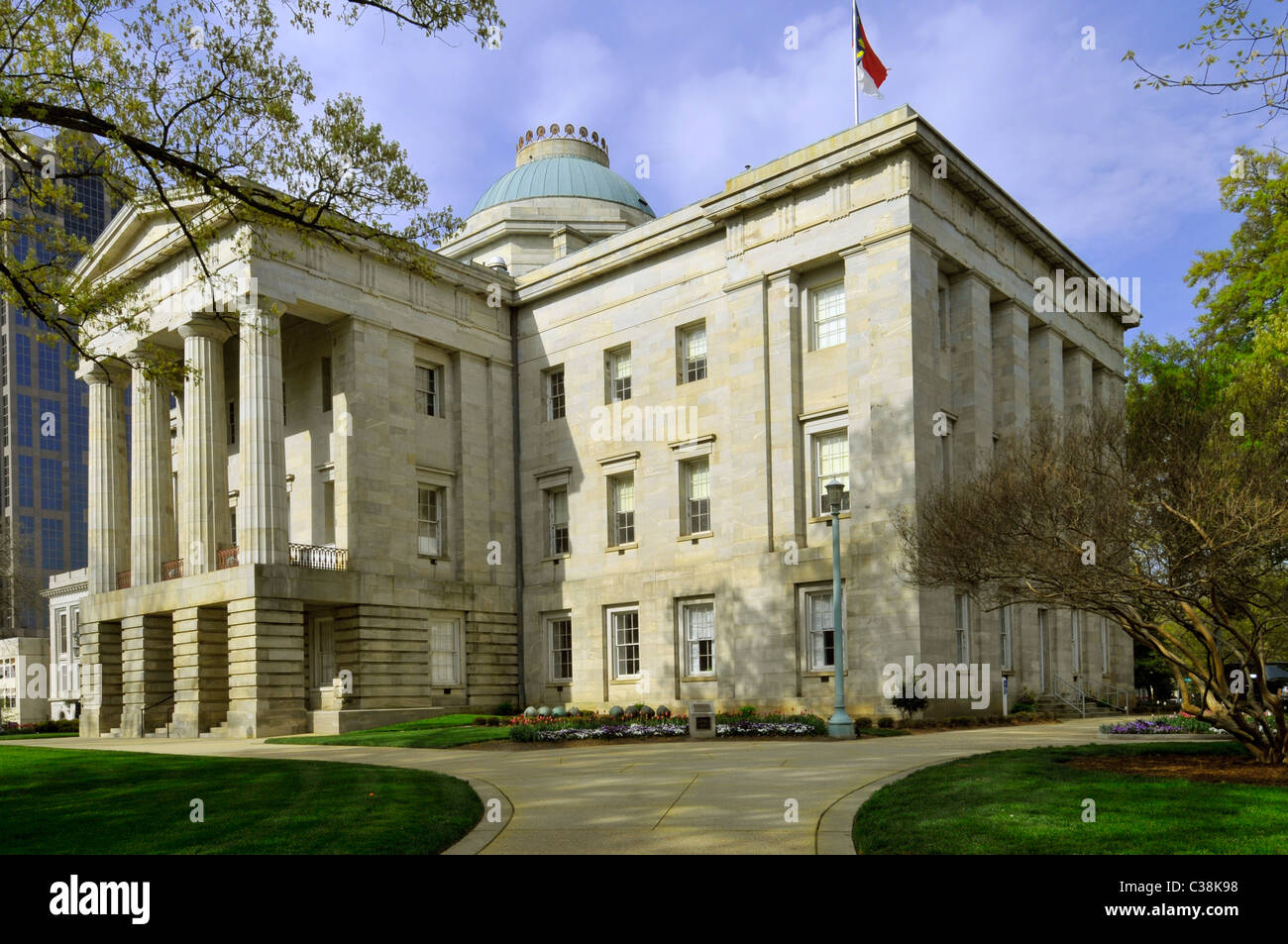 State Capitol Building complex at Raleigh North Carolina Stock Photo ...