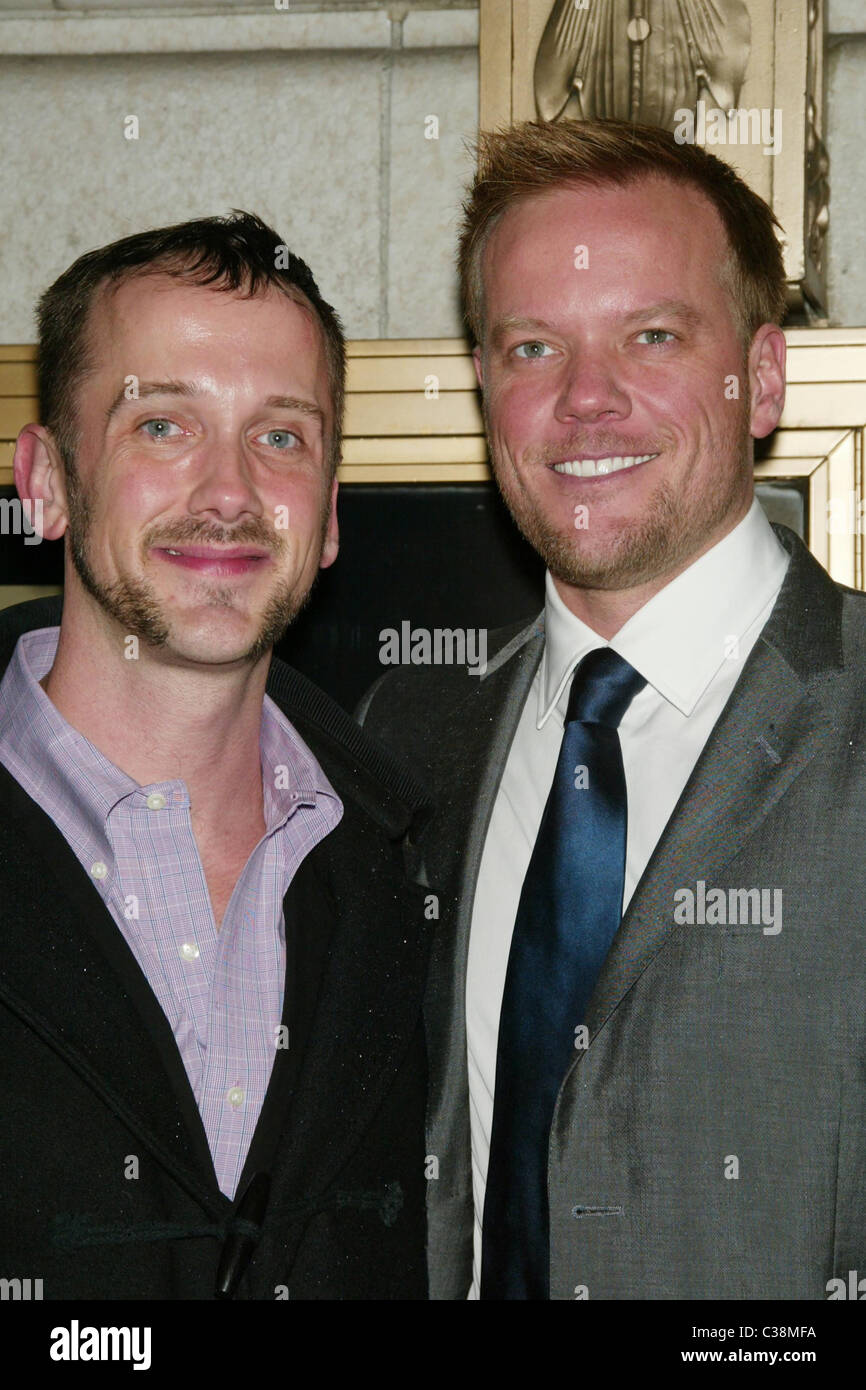 Jeff Whitty and Jason Moore Opening night after party for the Broadway ...