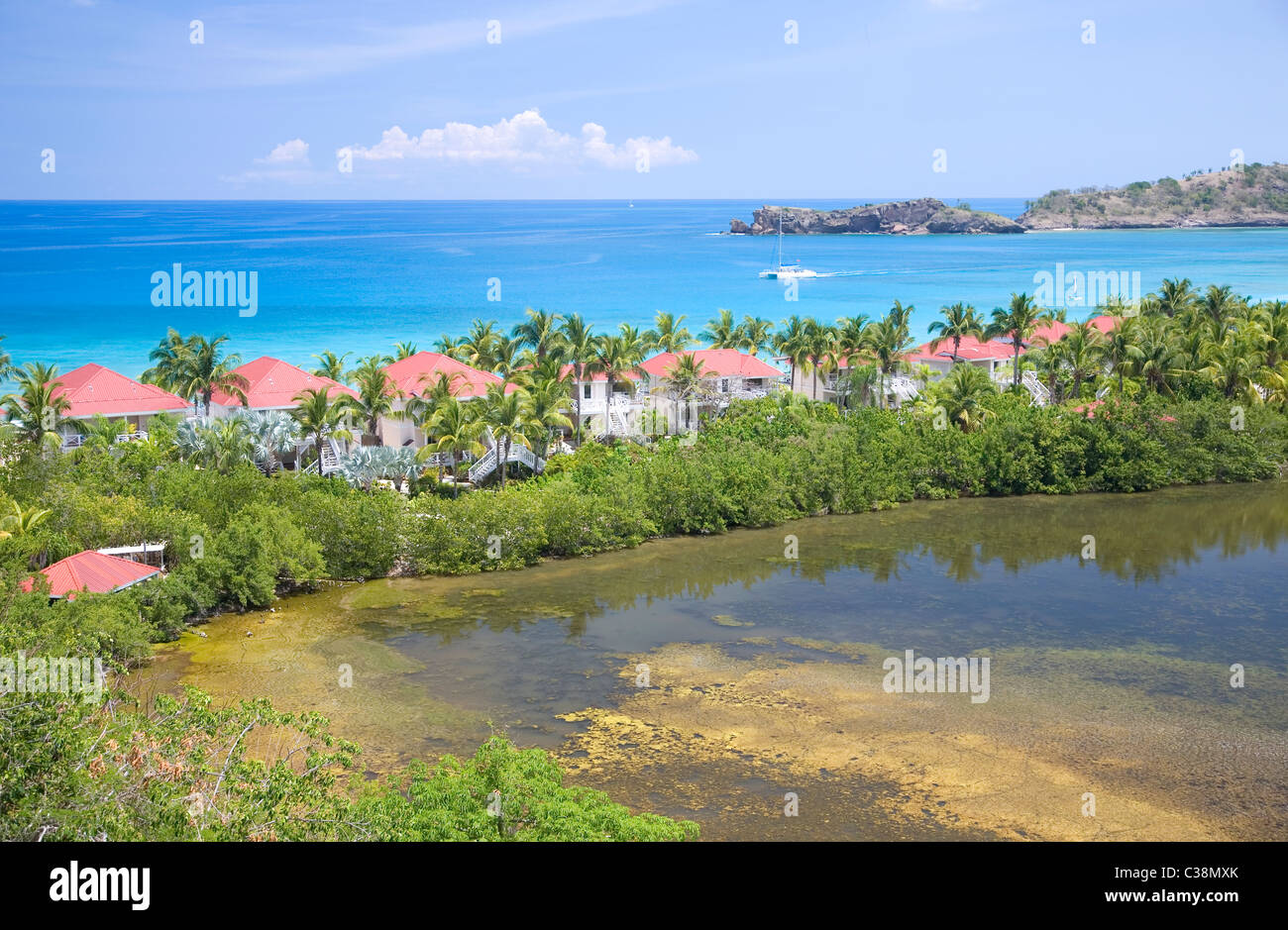 Galley Bay Resort in Antigua Stock Photo - Alamy