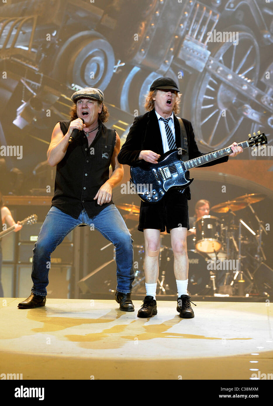 Brian Johnson Angus Young Ac Dc High Resolution Stock Photography and ...