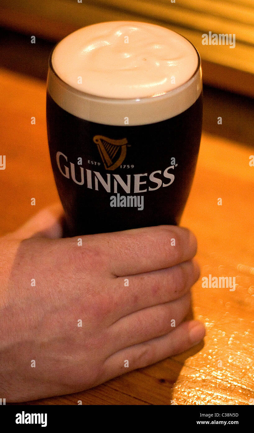 Illustrative image of a pint of Guinness Stock Photo - Alamy