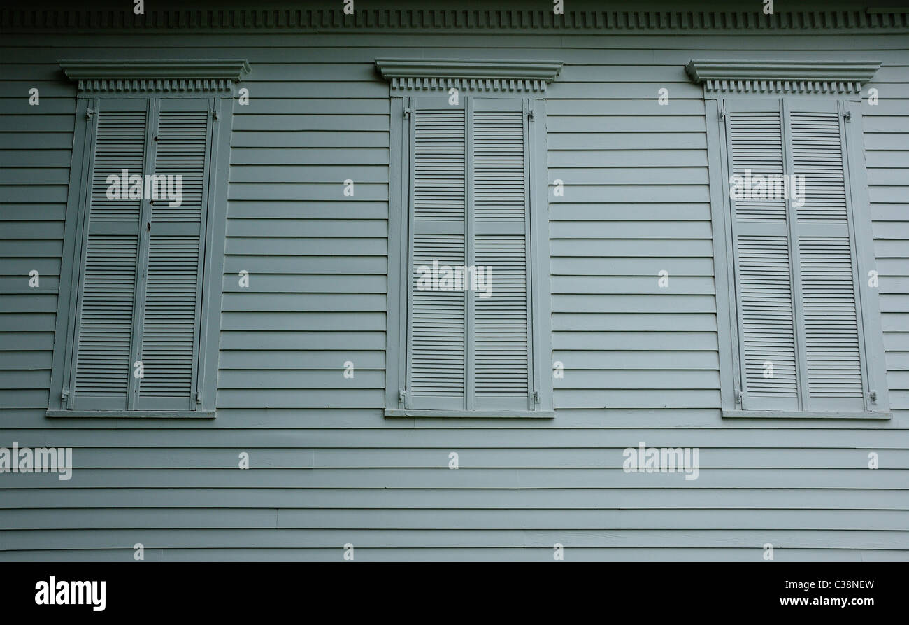 Shuttered window church hi-res stock photography and images - Alamy