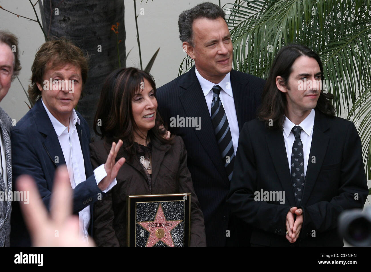 Paul McCartney, Olivia Harrison, Tom Hanks and Dhani Harrison Beatle ...