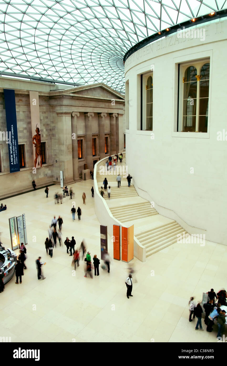 Picture shows the Great Court in the British Museum Stock Photo - Alamy