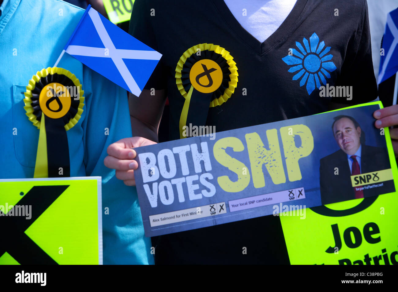 Snp election rosette hi-res stock photography and images - Alamy