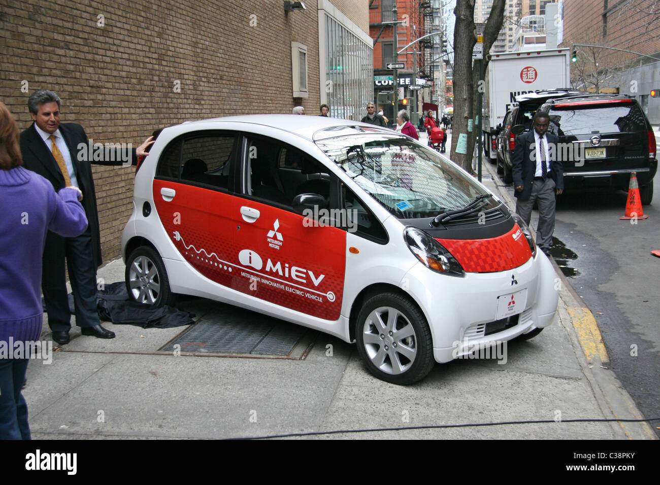 Car and Driver Radio's Alan Taylor films a segment for New York Auto ...