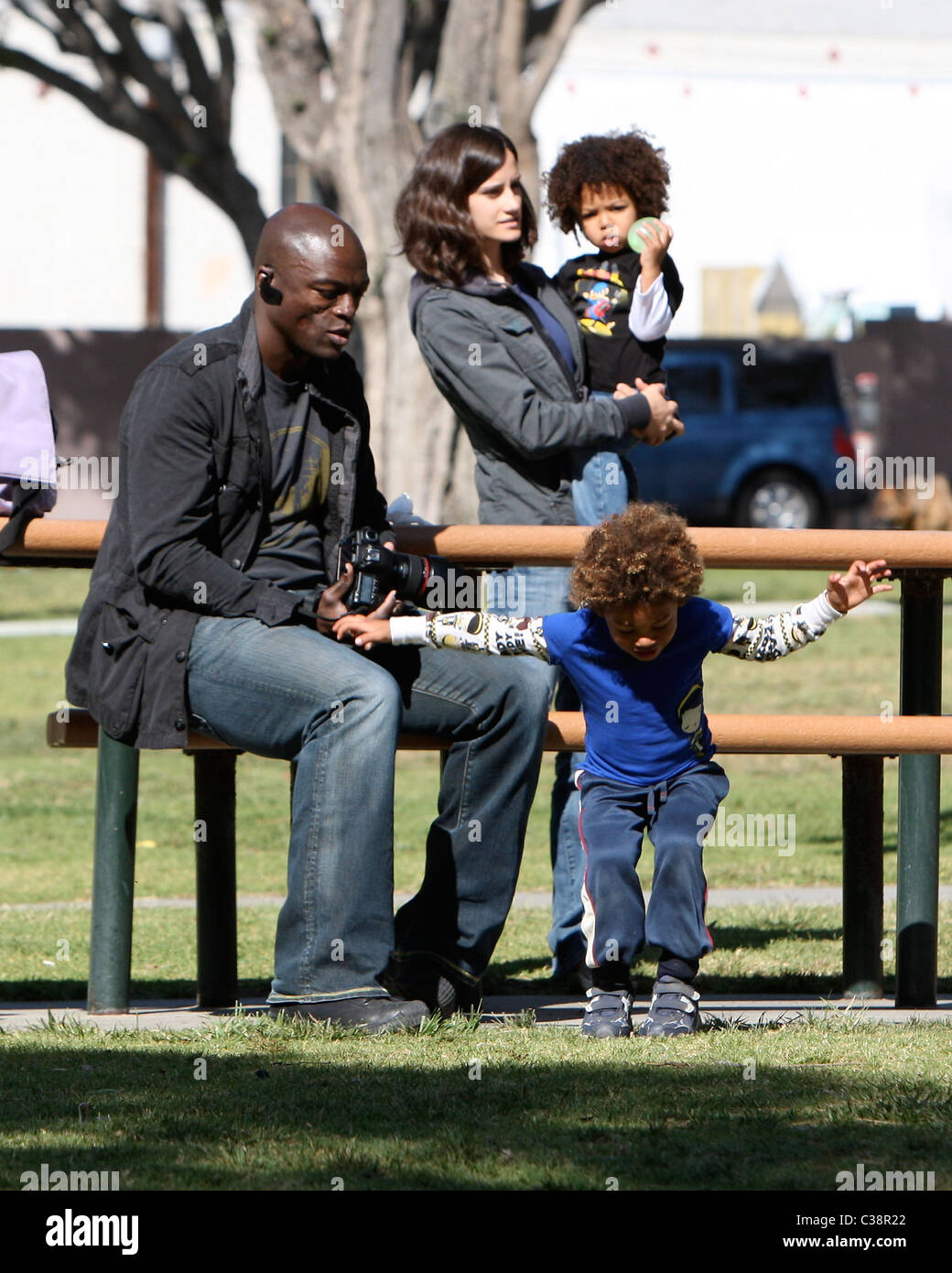 Seal, Henry Samuel, Johan Samuel Seal takes his children to a soccer ...