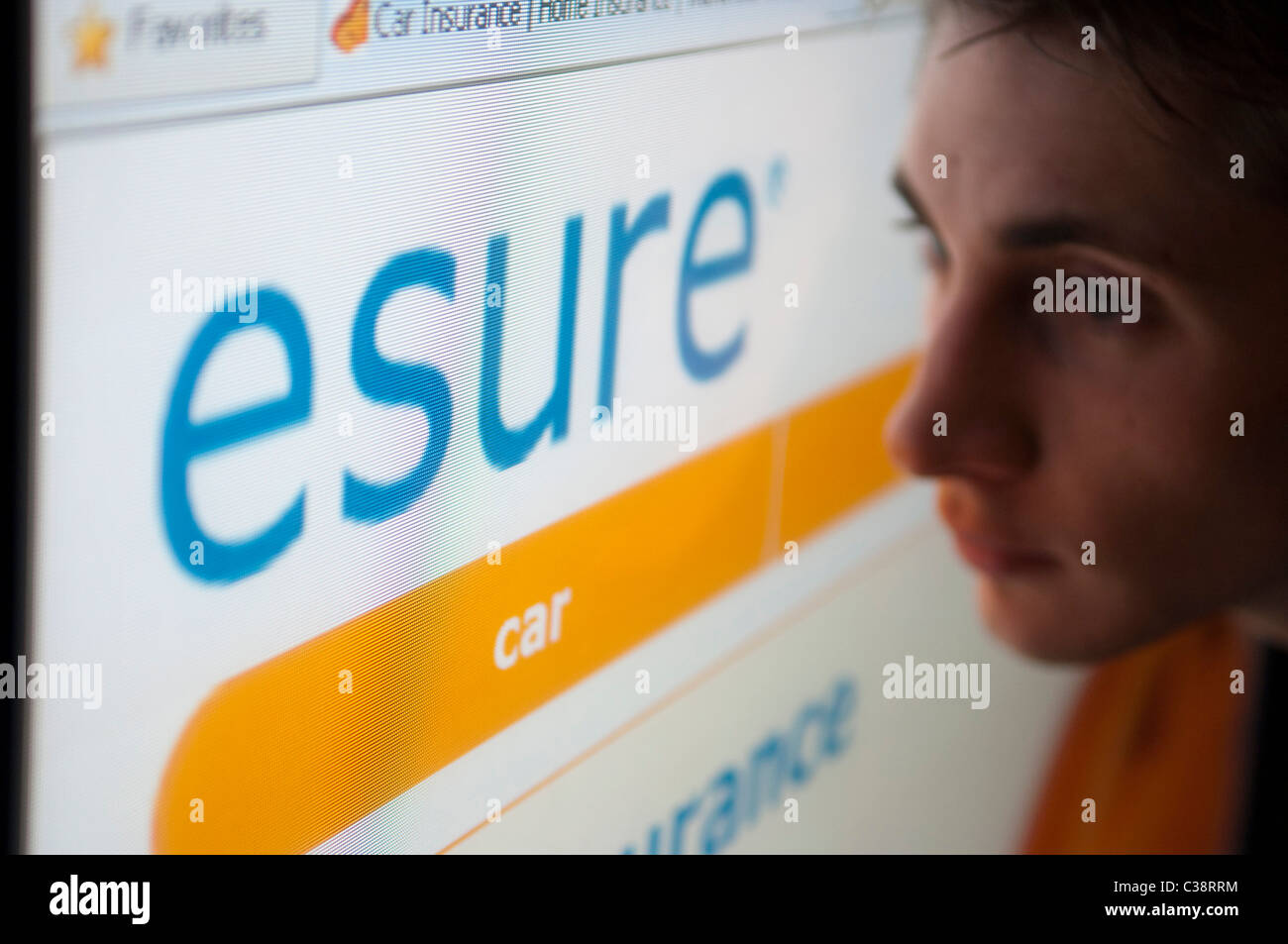 Illustrative image of the Esure website Stock Photo - Alamy