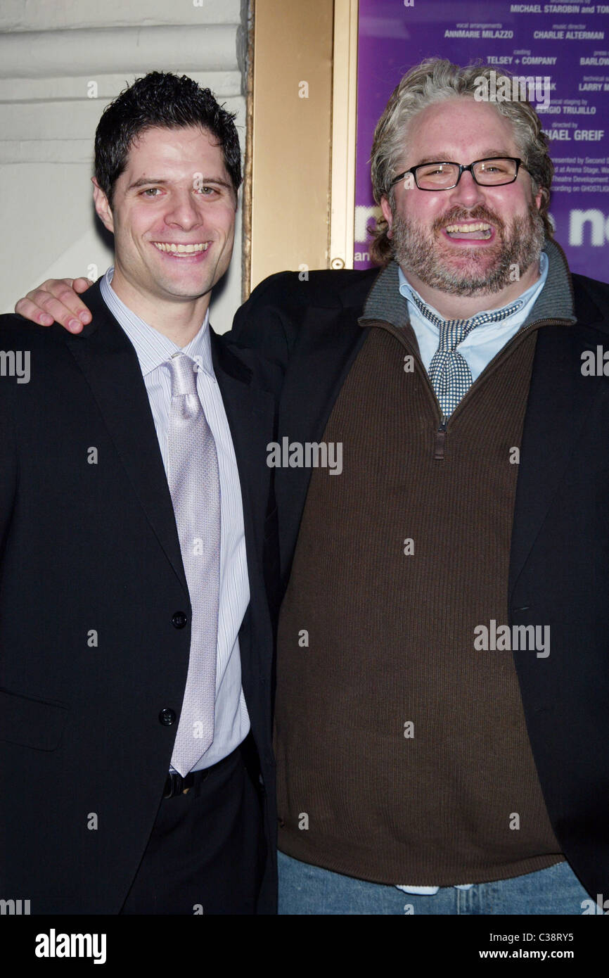 Tom Kitt and Brian Yorkey Opening Night of the Broadway musical 'Next ...