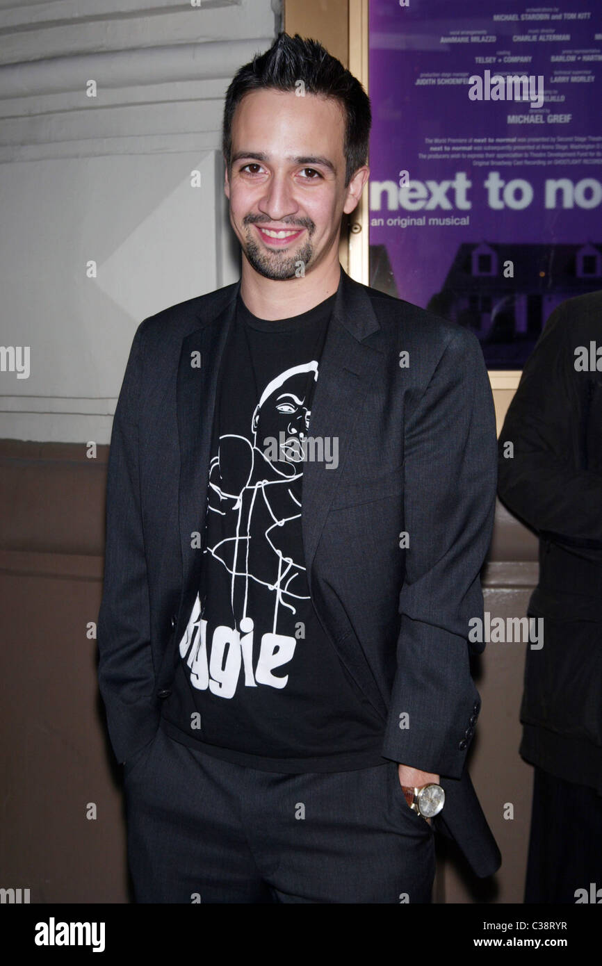 Lin-Manuel Miranda Opening Night of the Broadway musical 'Next To ...