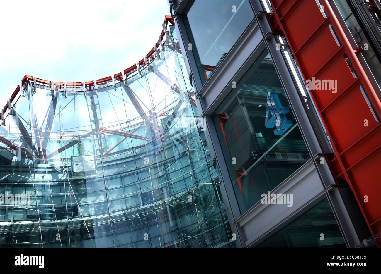 The Channel Four Televsion Building Stock Photo - Alamy