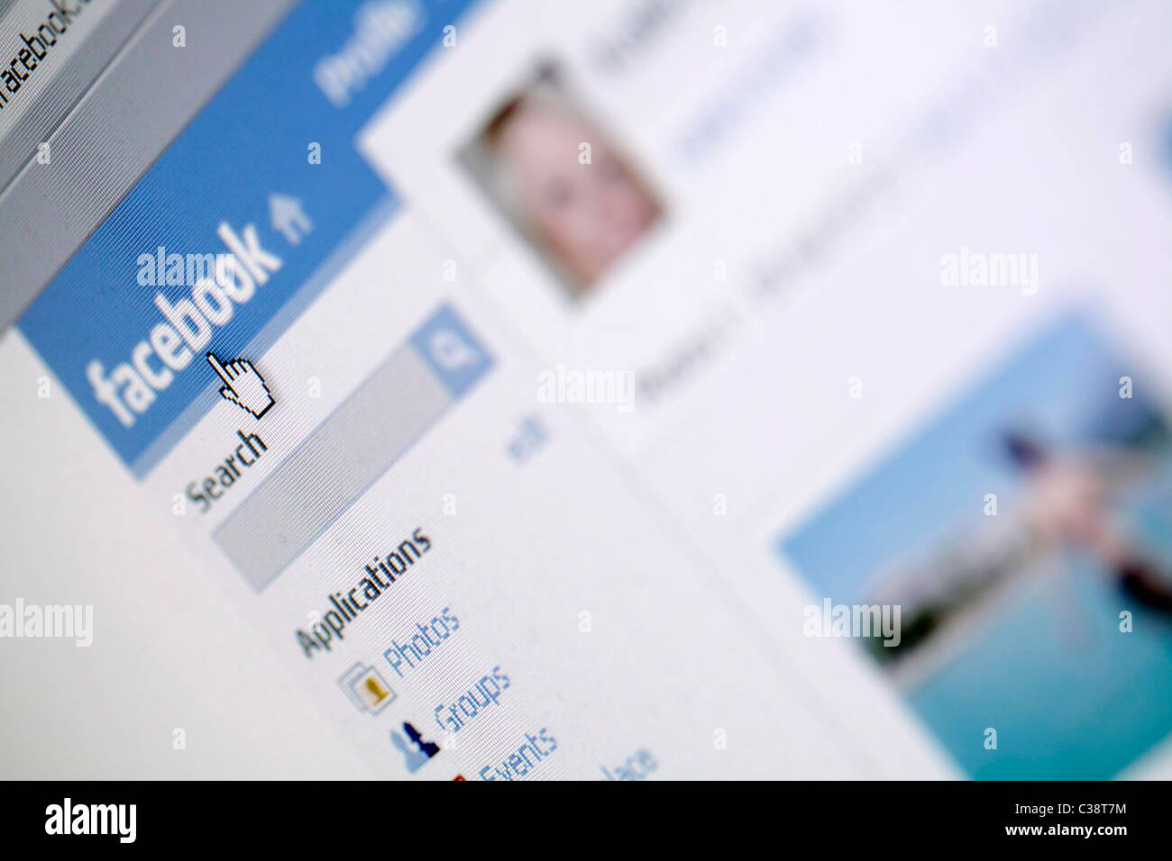 Facebook logo mark zuckerberg hi-res stock photography and images - Alamy