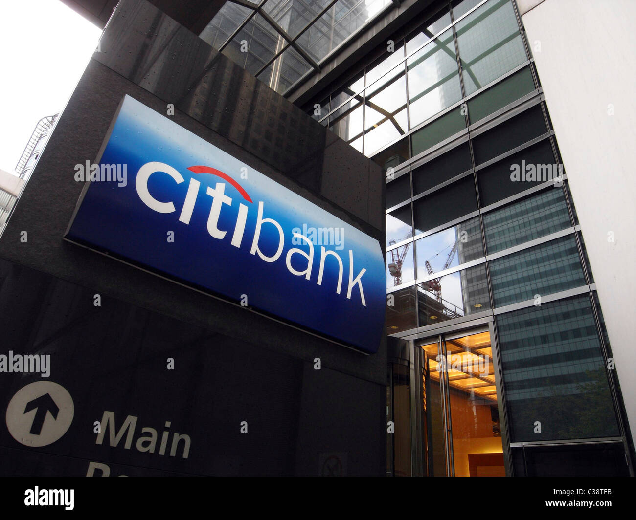Exterior shot of a Citibank building in Central London Stock Photo - Alamy