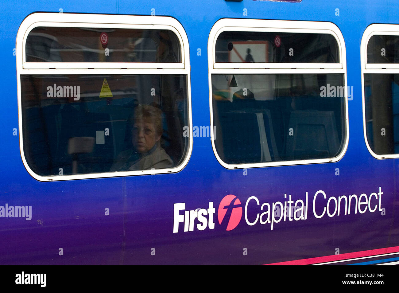 First capital connect train kings cross station hi-res stock ...