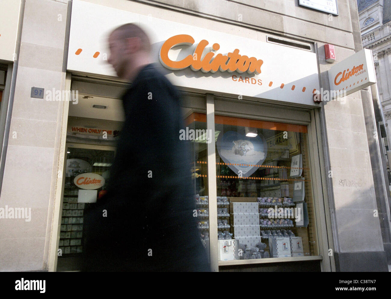 Exterior of a Clinton Cards store Stock Photo - Alamy