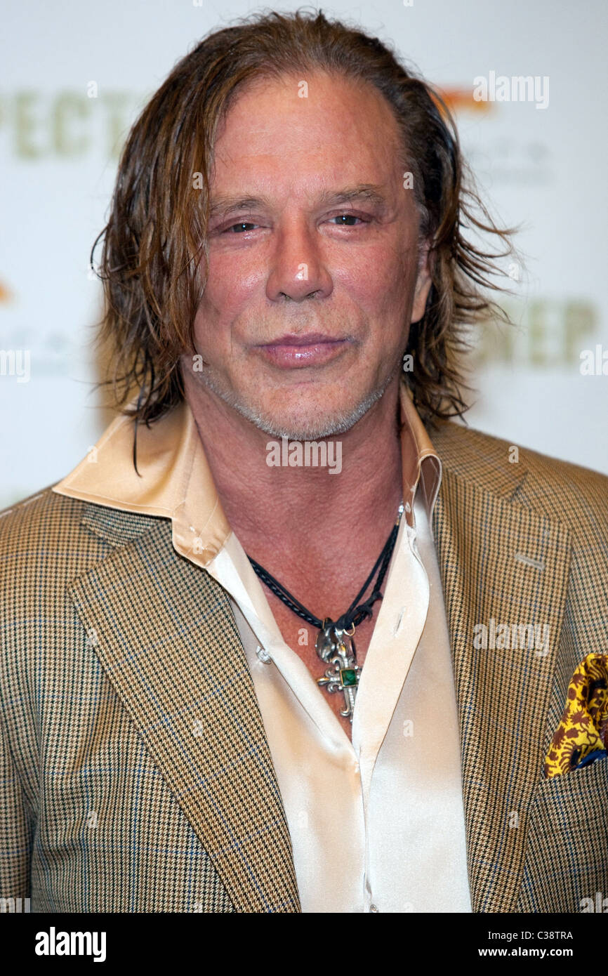 Mickey Rourke photocall for the new movie 'The Wrestler' held at the ...