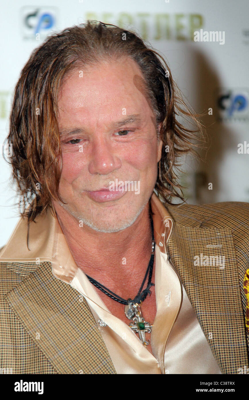 Mickey Rourke photocall for the new movie 'The Wrestler' held at the ...