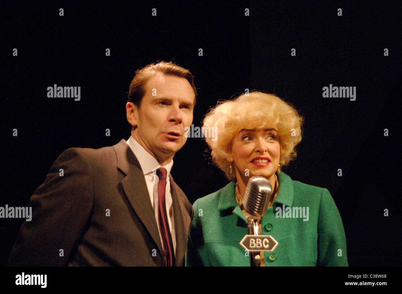Emma Atkins; Robin Sebastian Photocall for the stage production of the ...
