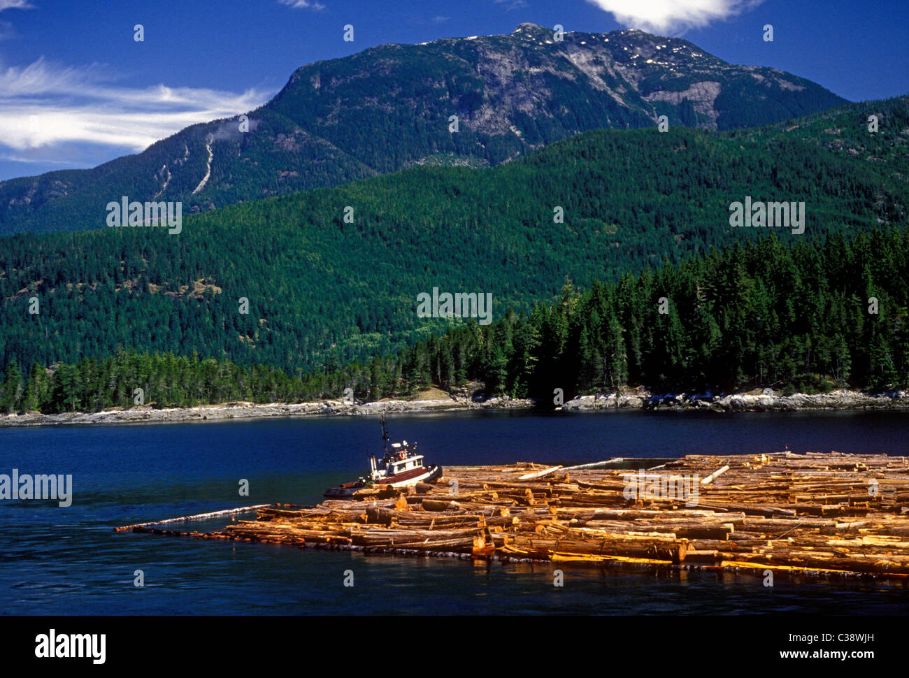 Log raft near dent rapids hi-res stock photography and images - Alamy