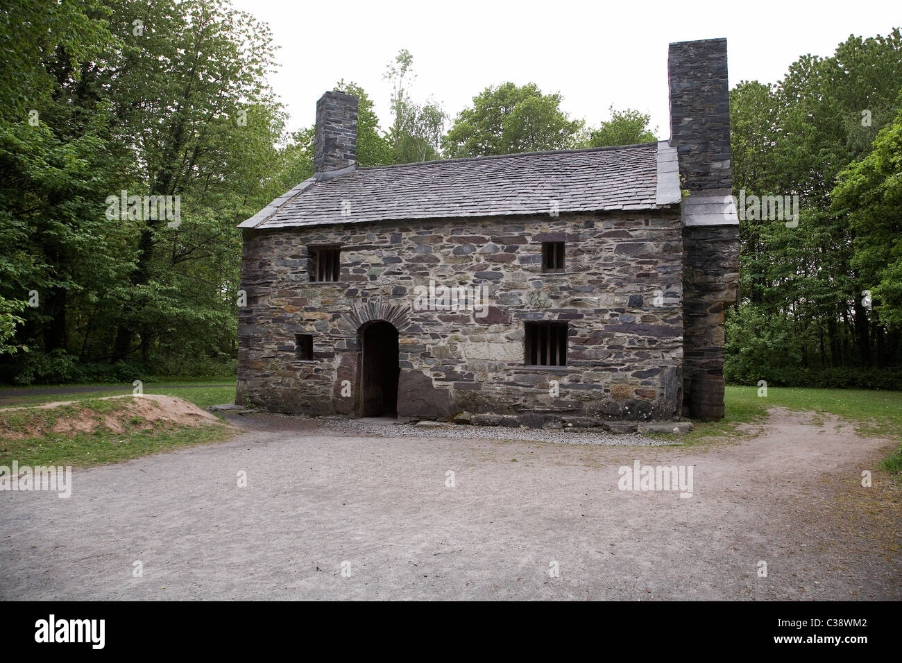 Farm house at st fagans museum of welsh life, Wales,Uk Stock Photo - Alamy