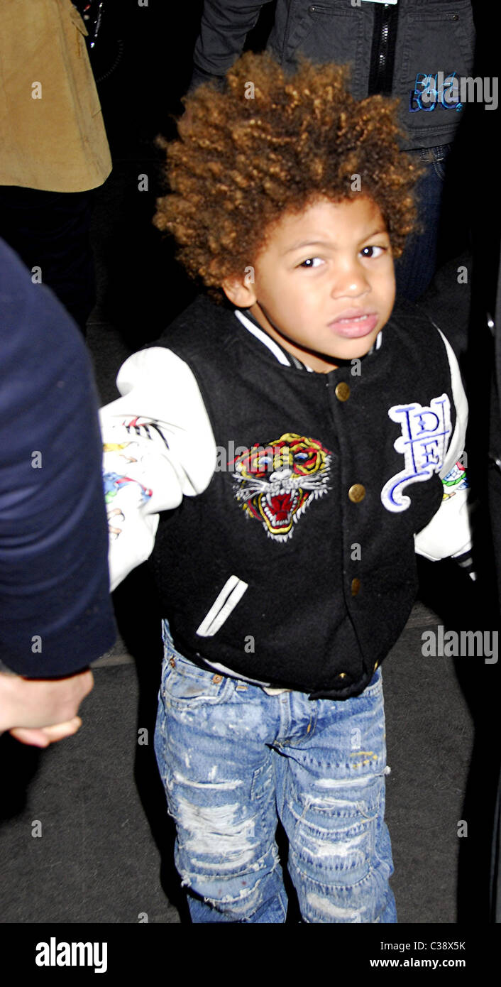 Henry Samuel arrives at Radio City Music Hall where his father, Seal ...