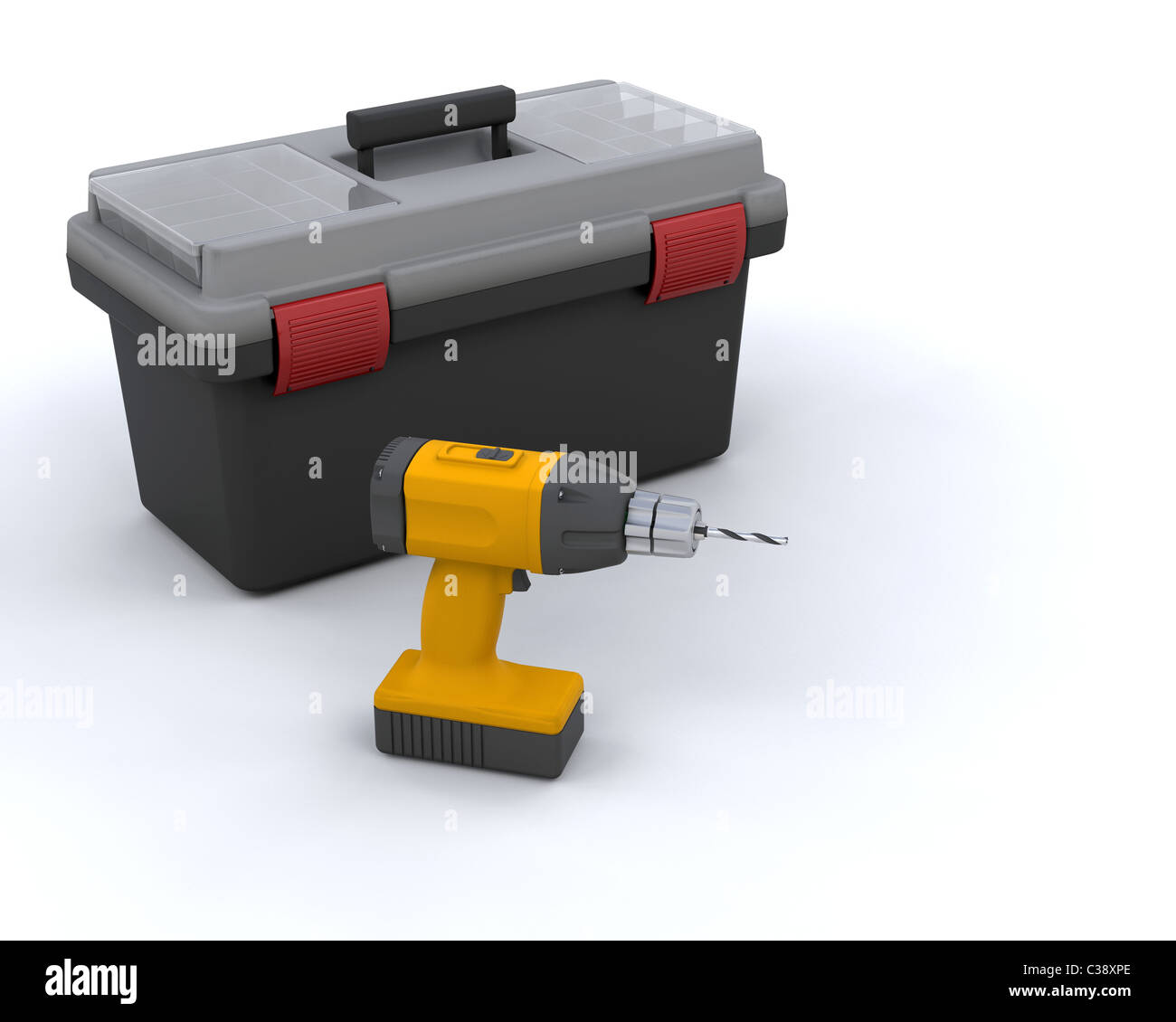 3d render toolbox hi-res stock photography and images - Alamy