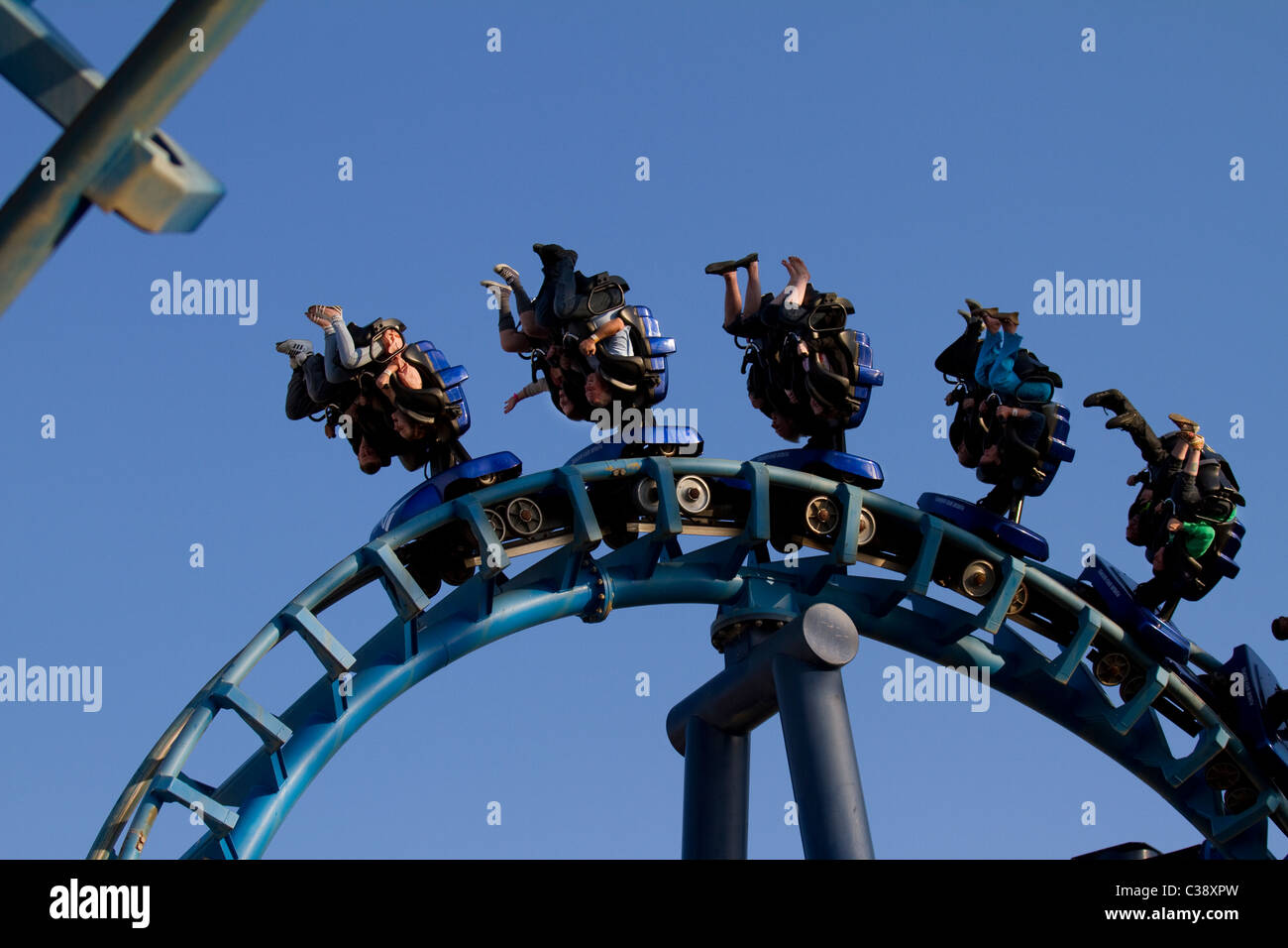 Infusion fairground ride, a Mark 3" model Vekoma Suspended Looping ...