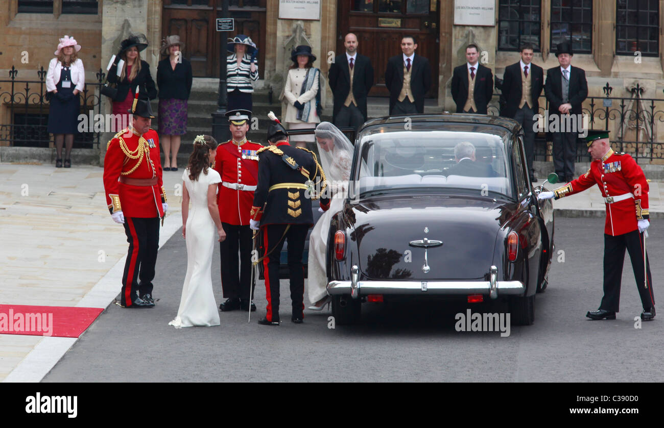 KATE MIDDLETON ROYAL WEDDING WESTMINSTER ABBEY WESTMINSTER ABBEY LONDON ...