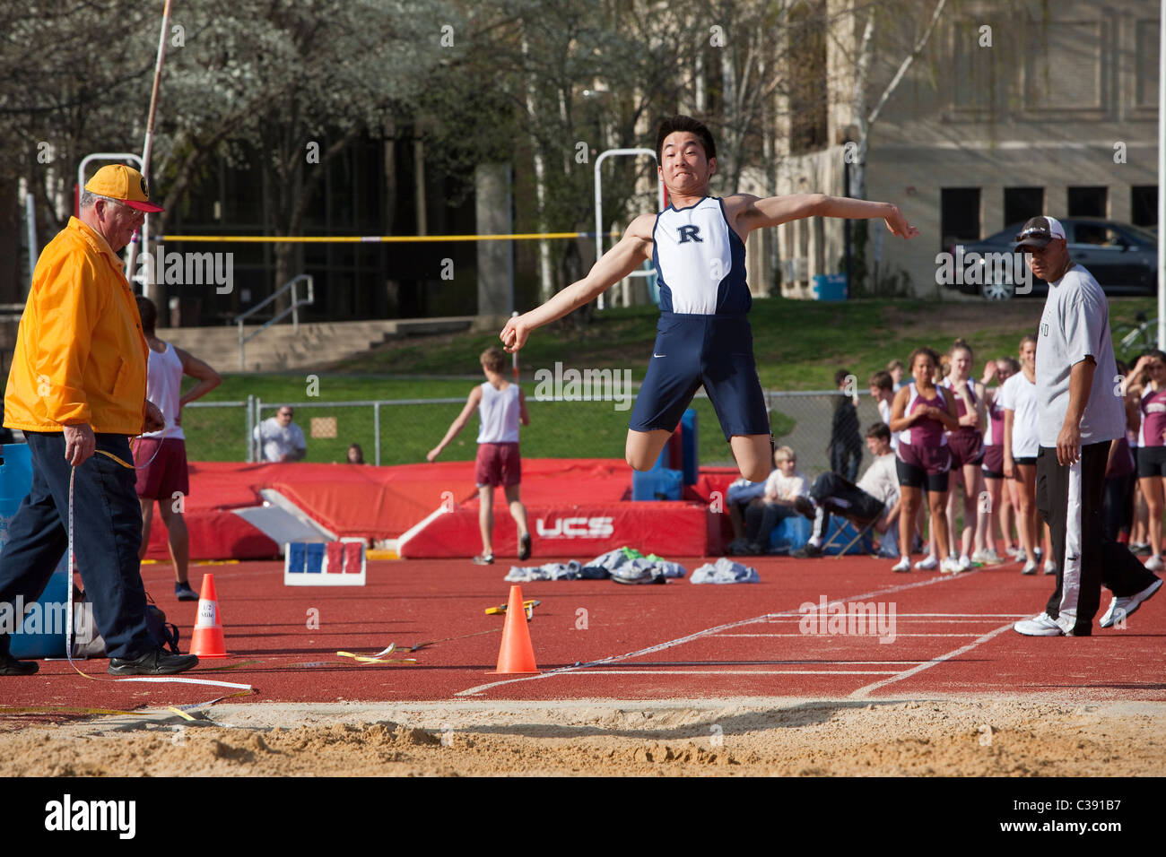 The Long Jump Stock Photo - Alamy