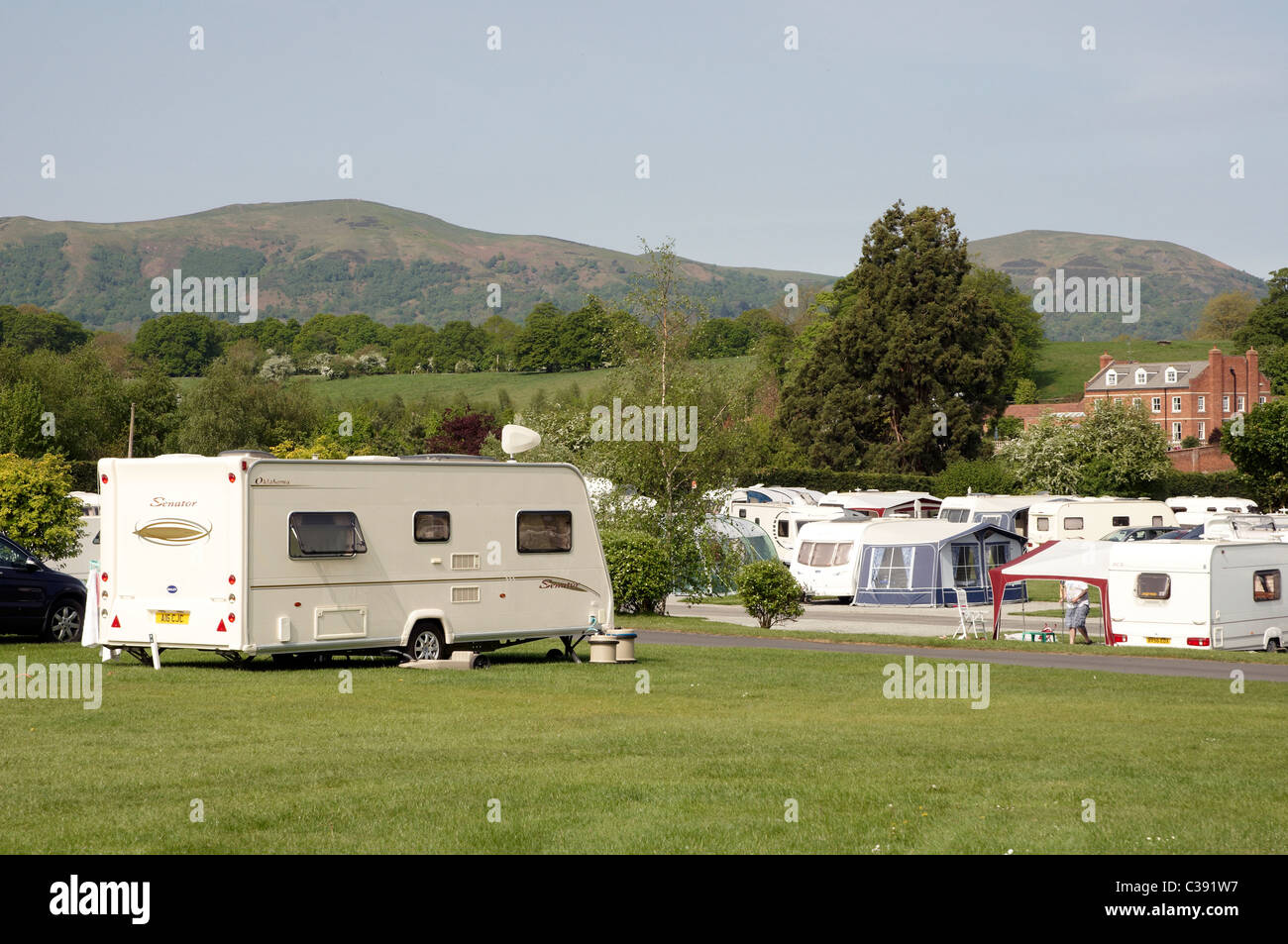 Caravan club site hi-res stock photography and images - Alamy