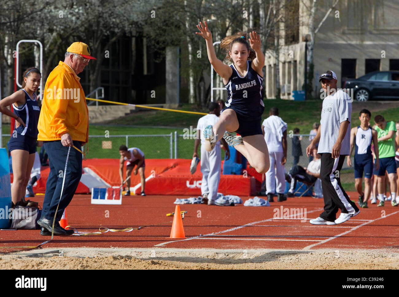 The Long Jump Stock Photo - Alamy