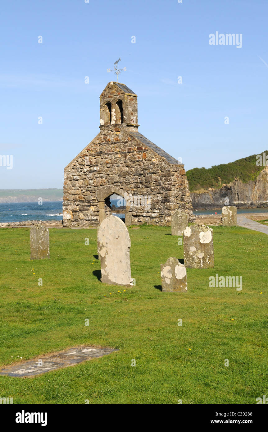 Cwm yr Eglwys remains of 6th century Church destroyed by a storm in ...
