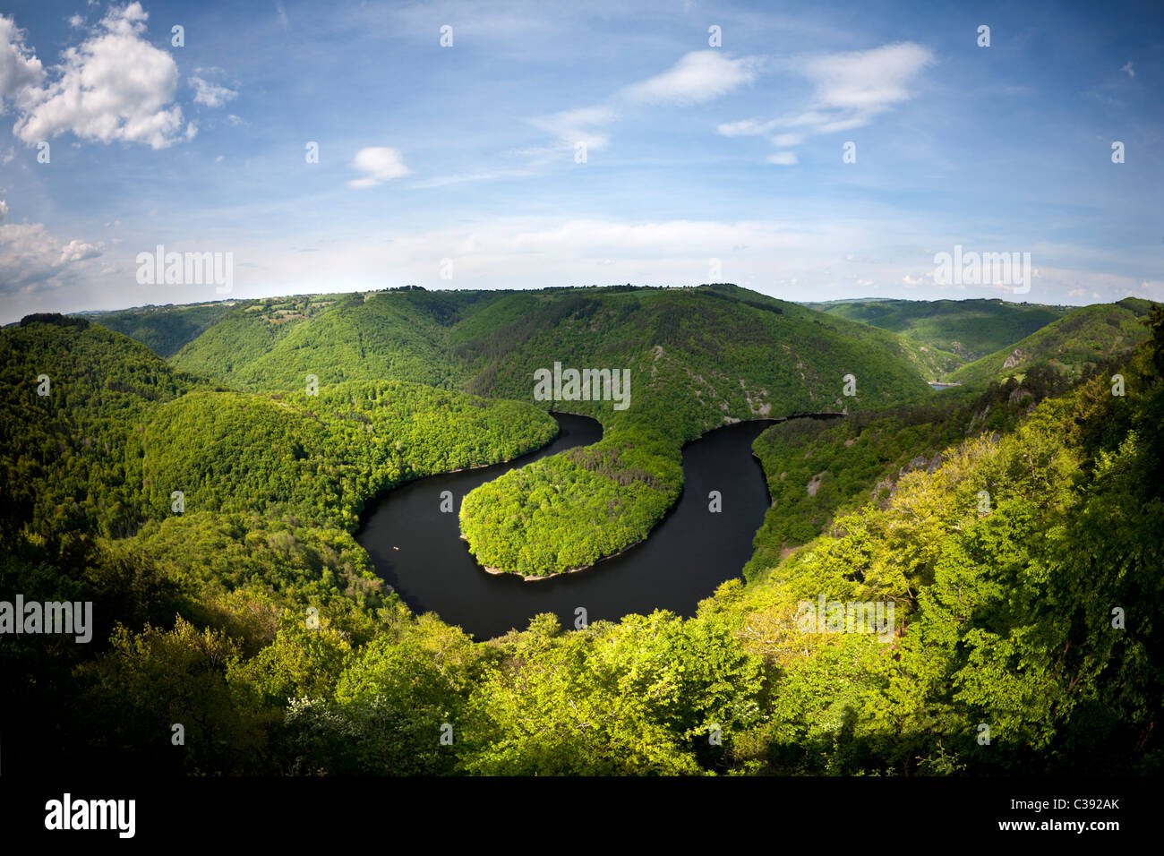 River meander hi-res stock photography and images - Alamy