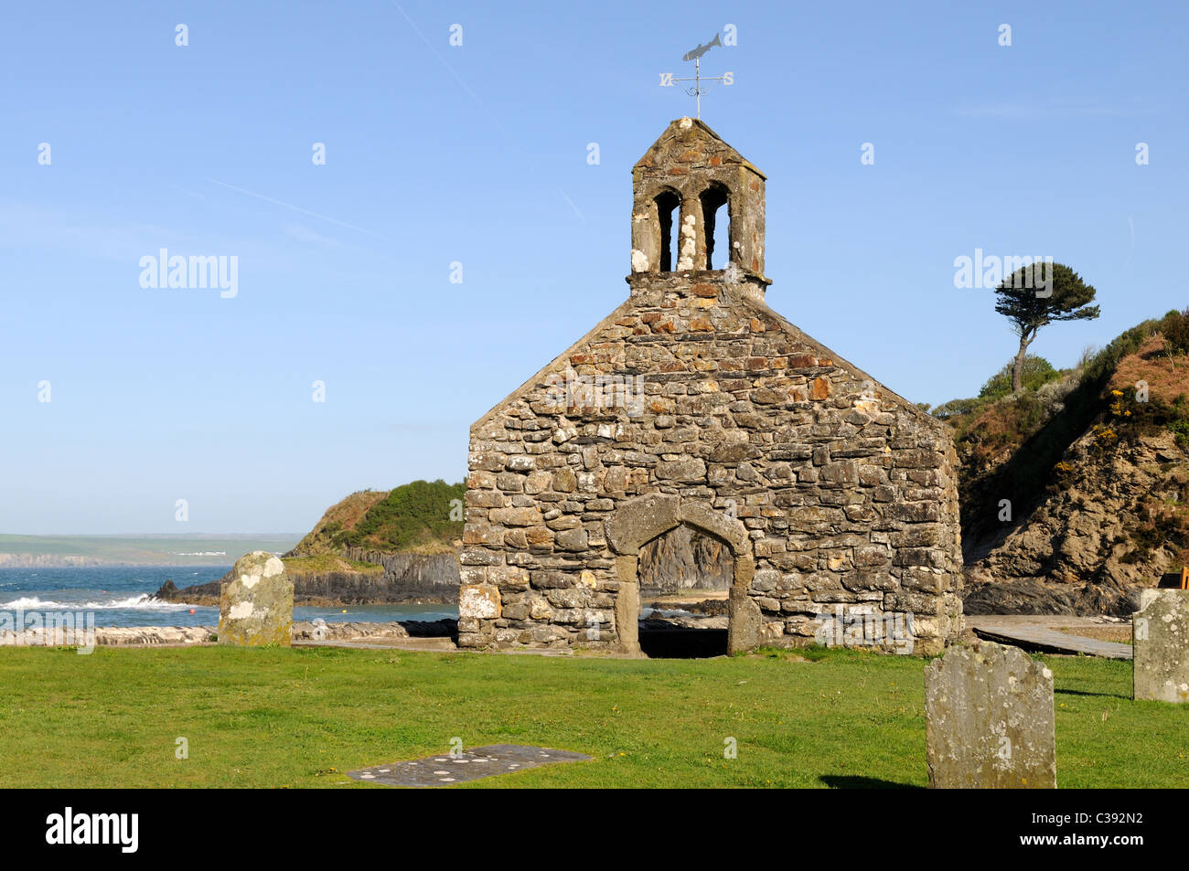 Cwm yr Eglwys remains of 6th century Church destroyed by a storm in ...