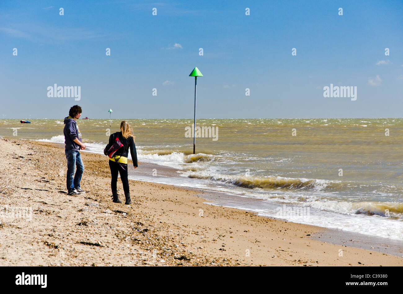 Southend on sea beach hi-res stock photography and images - Alamy
