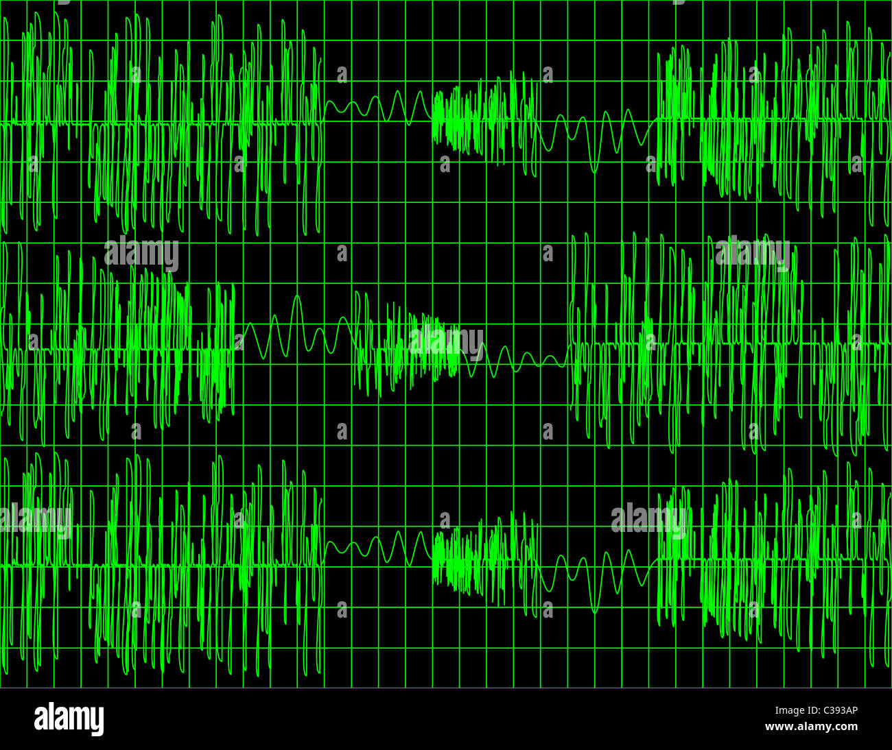 Abstract Audio Wave Form Background Stock Photo - Alamy